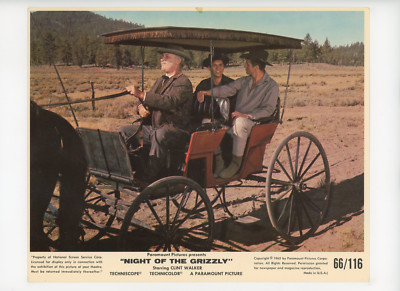 NIGHT OF GRIZZLY Original Color Movie Still 8x10 Clint Walker, K Wynn ...