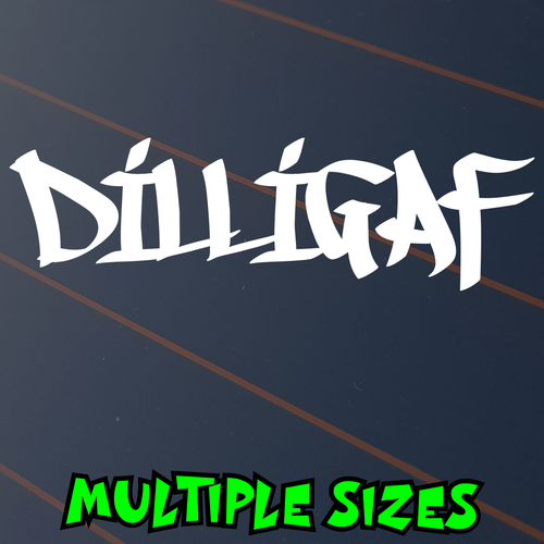 DILLIGAF Sticker Car Decal Do I Look Like Funny Aussie JDM BNS Drift ...