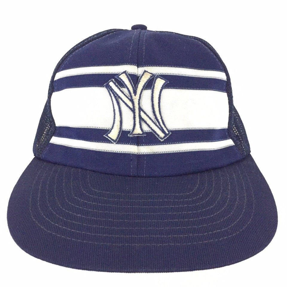 Vtg New York Yankees Sport Specialties Cap NY Logo Stripe Snap Back ...