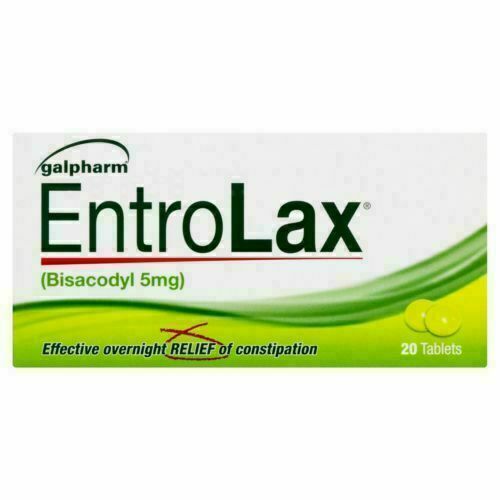 Galpharm Entrolax 5mg Bisacodyl Tablet - 20 Count for sale online | eBay