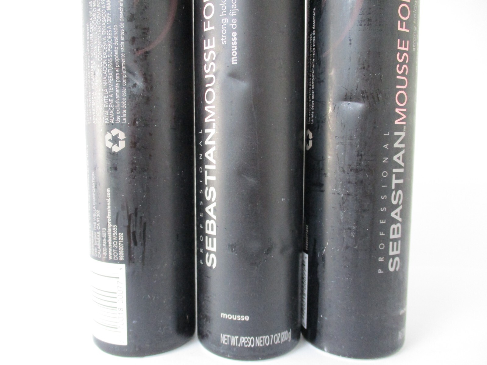 Sebastian Mousse Forte Strong Hold Mousse 7 oz (dents) Pack of 3 | eBay