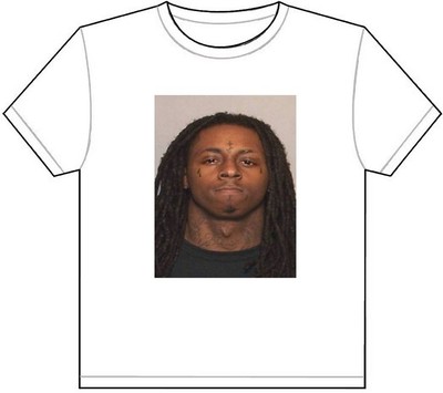 LIL WAYNE MUG SHOT T-SHIRT TEE PICTURE PHOTO mugshot weezy baby tunechi ...