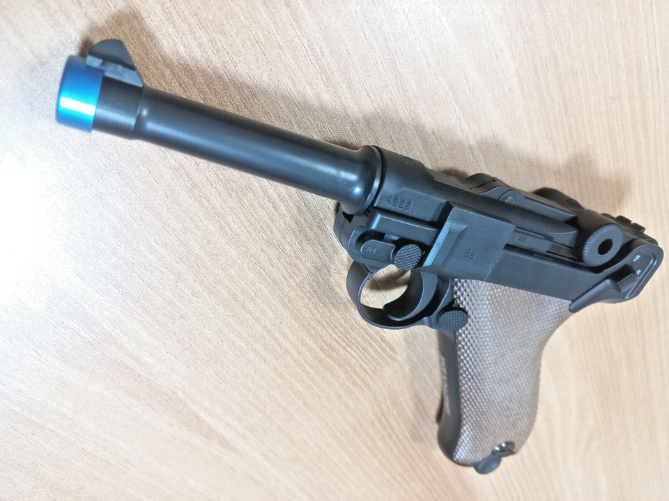 Luger P08 Spring Powered 6mm Toy by Academy | eBay