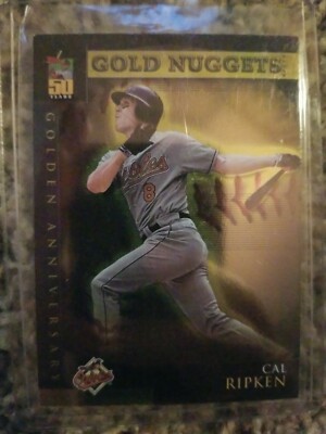 CAL RIPKEN JR 2001 TOPPS #GA11 GOLDEN NUGGETS 50TH ANNIVERSARY - NM | eBay