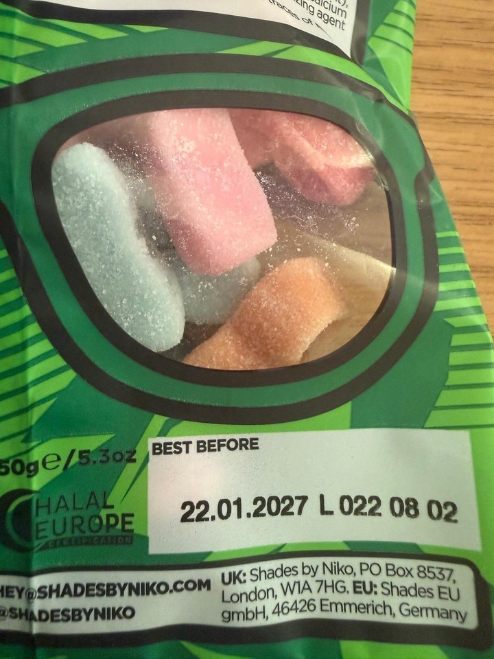 Shades By Niko Beta Five 150g Vegan Gummy Sweets Beta Squad Halal Candy ...
