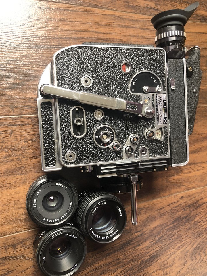 Bolex H16 Reflex 5 camera with a 13X Finder With Nikon Lenses | eBay