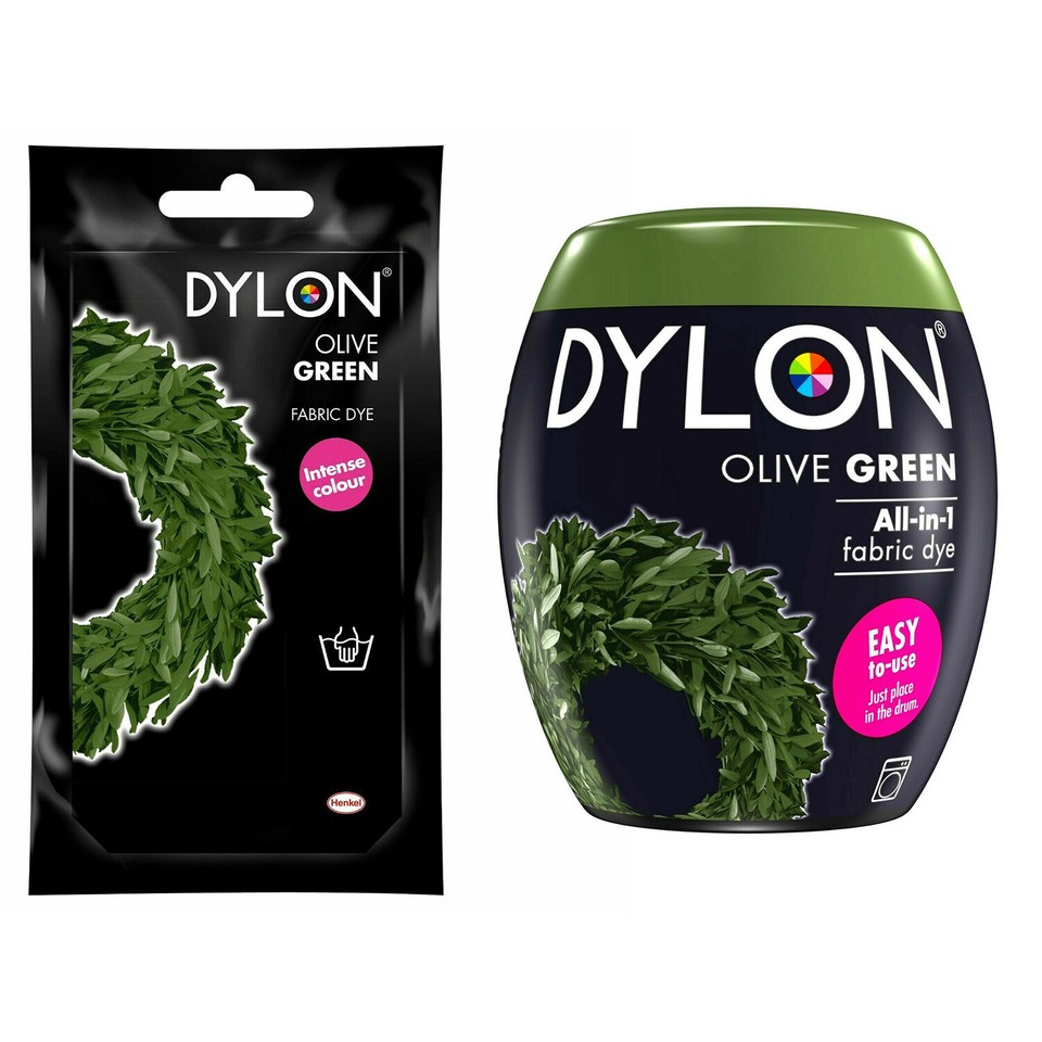 DYLON HAND FABRIC DYE 50g - DYLON MACHINE DYE 350g - INTENSE COLOURS ...