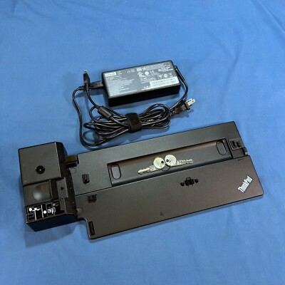 Lenovo ThinkPad Ultra Docking Station US 40AJ w 135W Adapter Key For ...