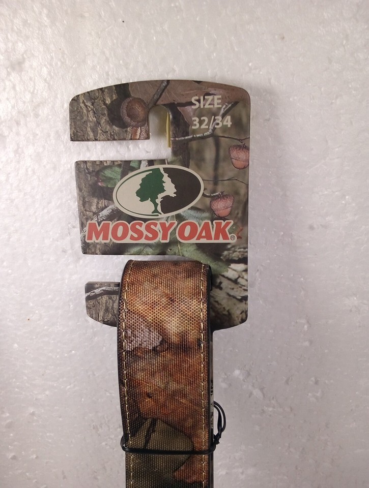 32/34 Mossy Oak Men's Belt NWT Camo Pattern 1 3/4” Metal Buckle | eBay