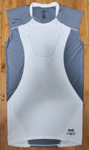 Mcdavid Hex Sternum Padded Compression Shirt Chest Protection ...