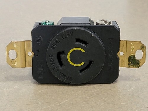 LEVITON 20A 125V Locking Receptacle WC596/94-1 | eBay