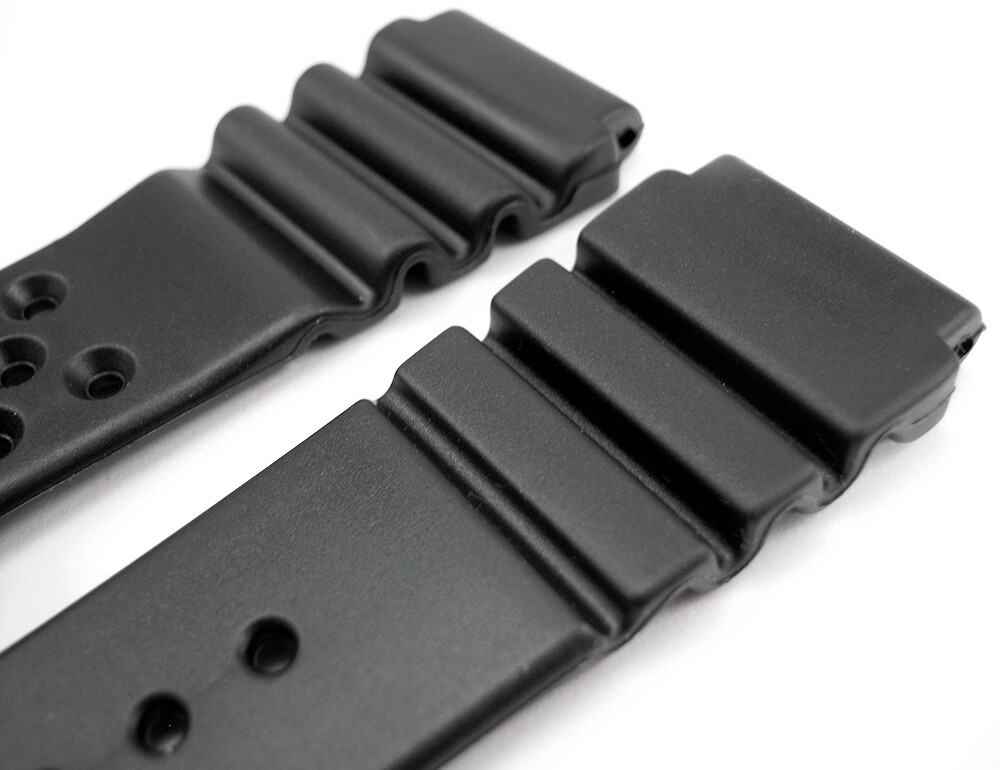 Seiko Z22 Compatible Black Rubber Divers Watch Strap 22mm | eBay UK