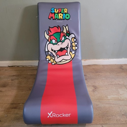 X Rocker Super Mario Floor Rocker Kids Gaming Chair Bowser Edition ...