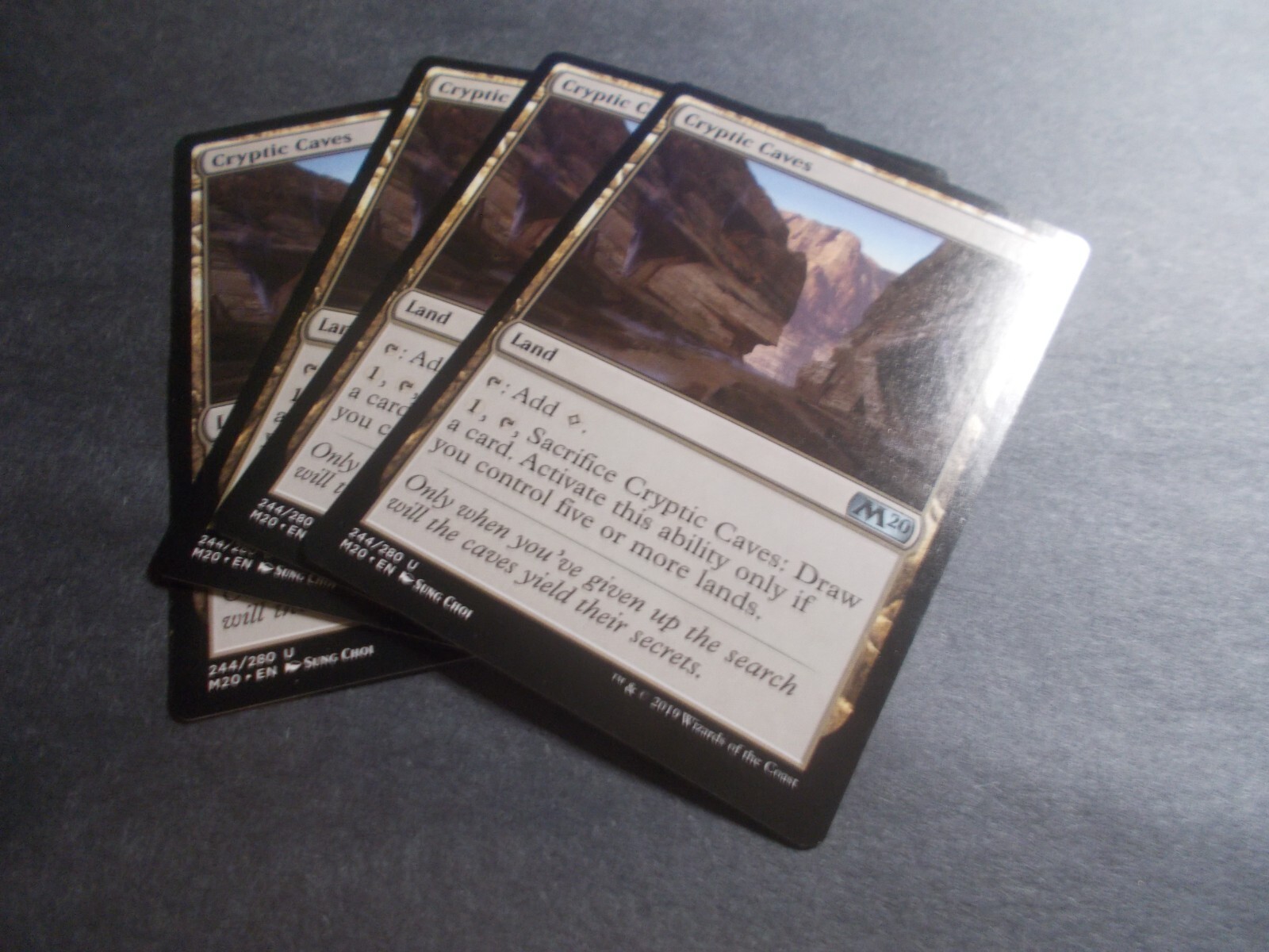 Cryptic Caves x4 MTG Core Set 2020 Colorless Uncommon Land NM/M | eBay