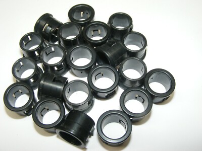 QTY15 5/8" HOLE HEYCO SB-625-500 2830 BLK NYLON SNAP BUSHING CABLE ...