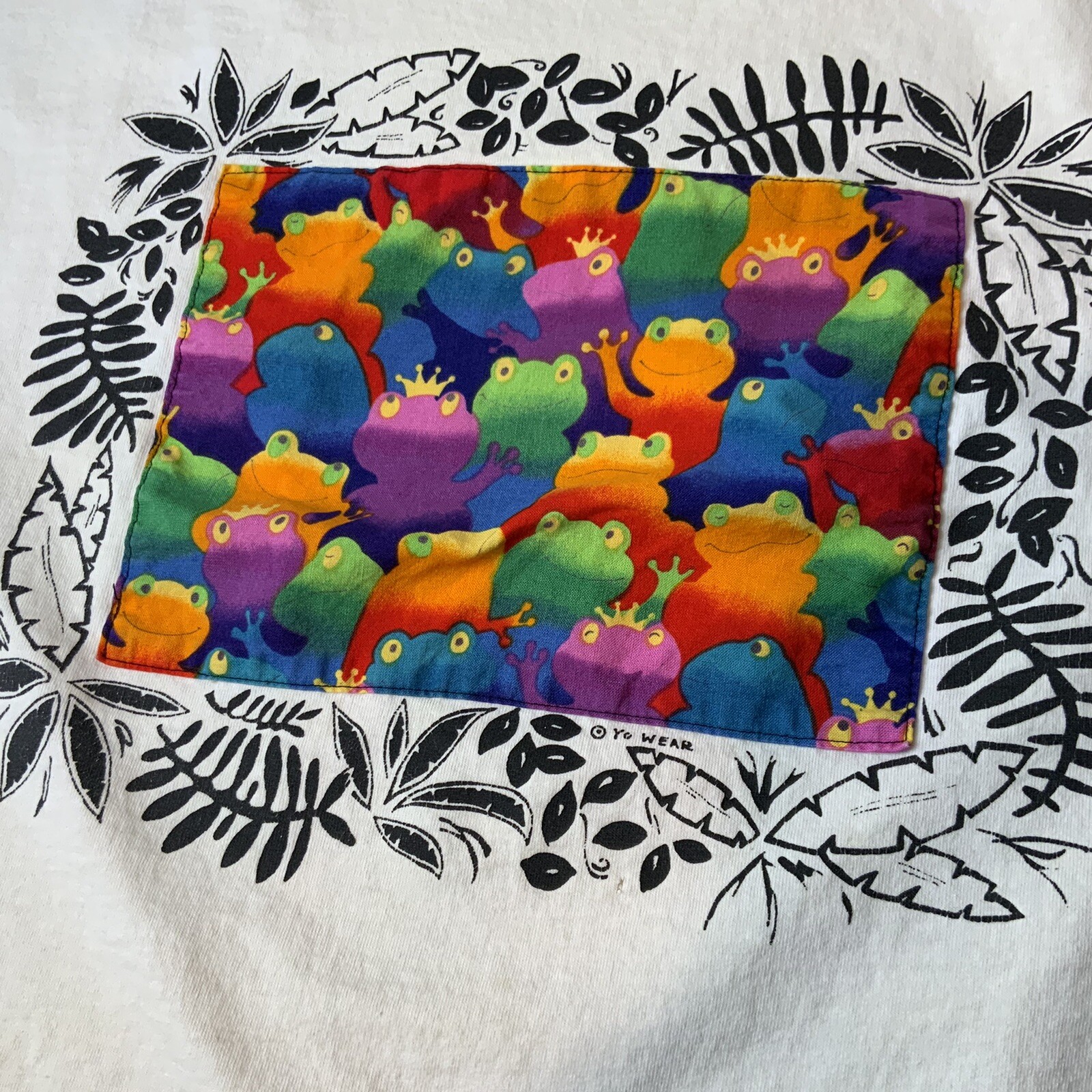 Rare! Yo Wear Vintage XLG Cotton Frogs Graphic T Shirt | eBay