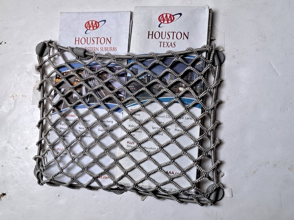 MERCEDES W202 W210 GENUINE INTERIOR STORAGE PARCEL NET/MERCEDES GRAY ...