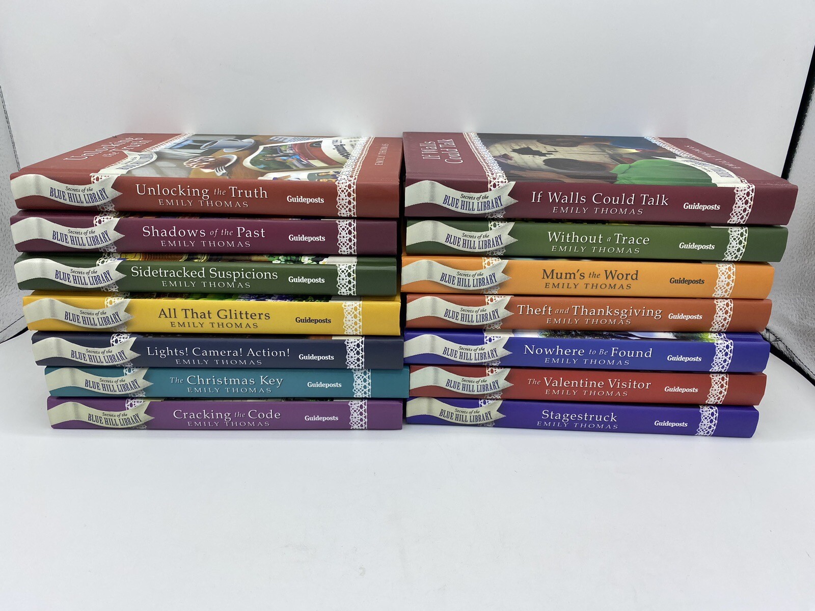 Lot 14 Guideposts SECRETS OF THE BLUE HILL LIBRARY Emily Thomas Book ...