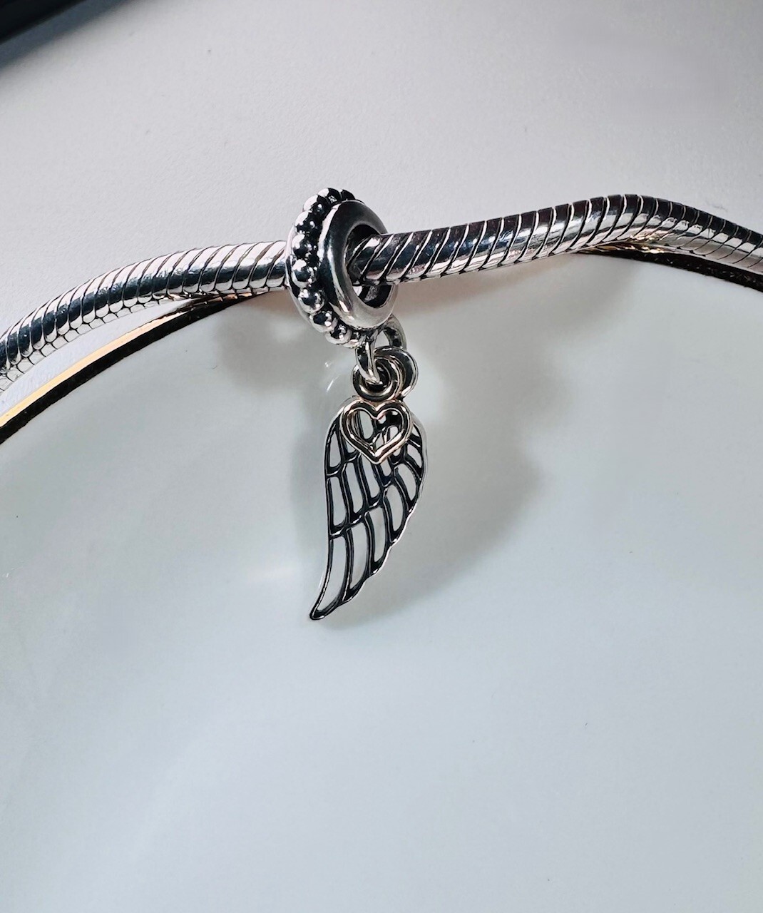 Pandora Sterling Silver and 14k Gold Love & Guidance … - Gem