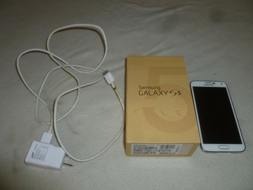 SAMSUNG GALAXY S5 CELL MOBILE SM-G900A WHITE PHONE 16 GB AT&T | eBay