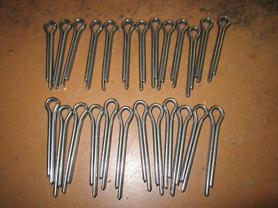 Cotter Pins 3/16" X 1 1/2" Zinc extended prong chisel point 25 pieces ...