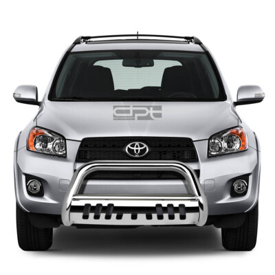 Fit 06-16 Toyota Rav 4/Rav4 Stainless Steel Bull Bar Push Bumper Grille ...
