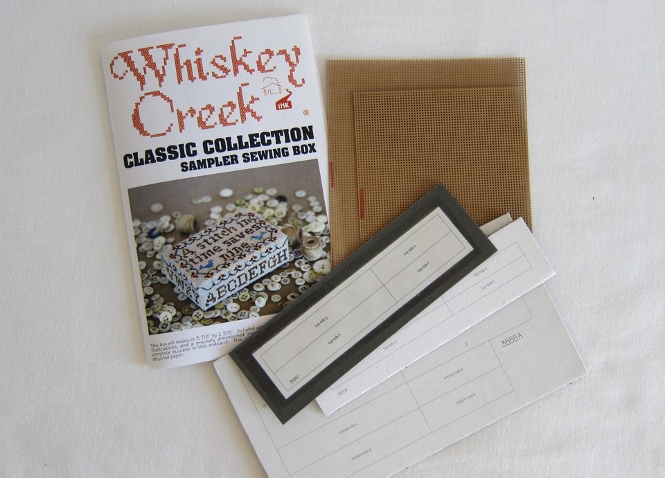 Whiskey Creek Sampler Sewing Box kit Classic Collection cross stitch ...