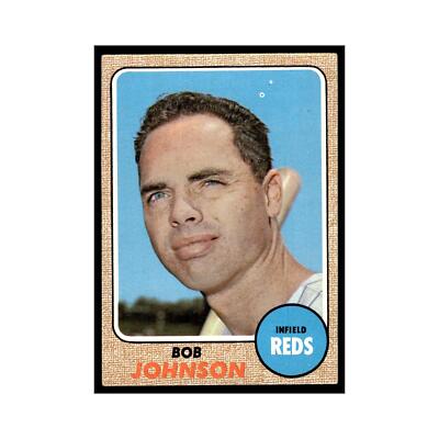 1968 Topps Bob Johnson Reds #338 | eBay