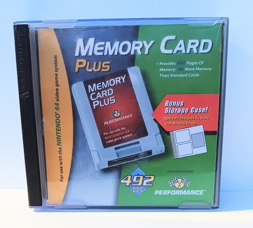 Performance Memory Card Plus for Nintendo 64 With Original Case OEM | eBay