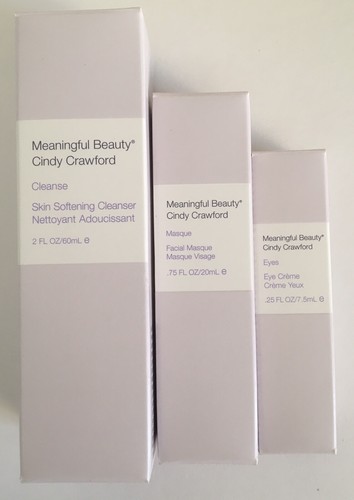 Cindy Crawford Meaningful Beauty - Cleanse - Eye Cream - Masque Lot of ...