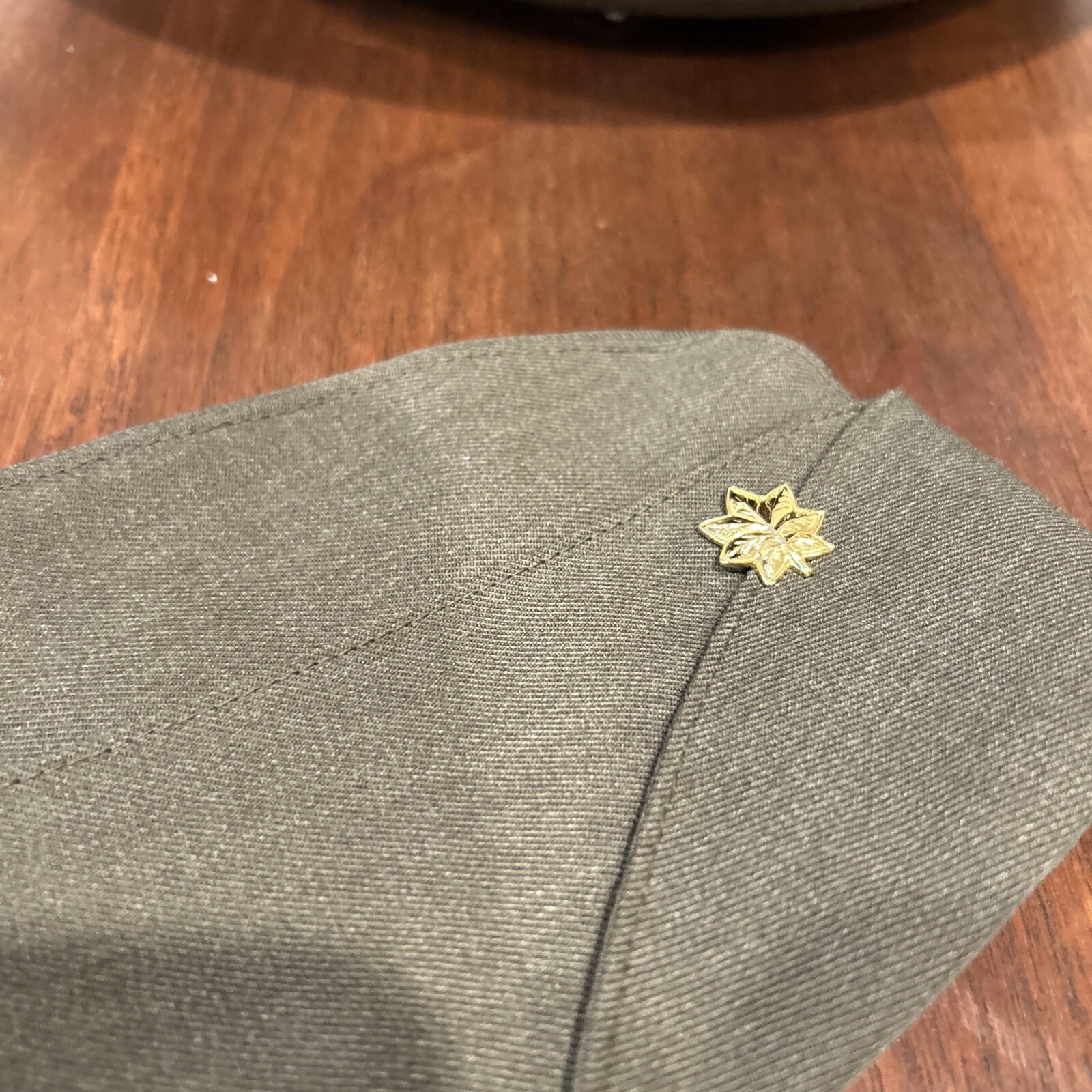 Marines USMC Marine Corps Service Garrison Cap Hat Cover Major Pin | eBay