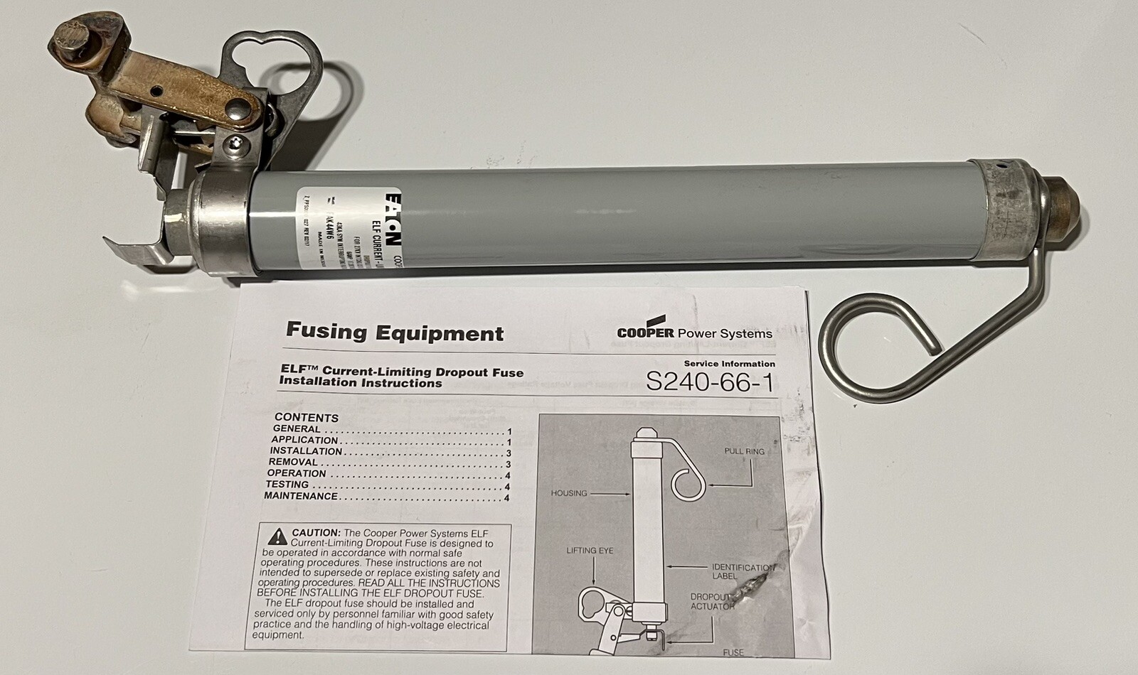 NEW ELF Eaton Current-limiting Drop Out Fuse S240-66-1 (Cooper Power ...