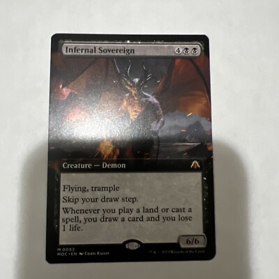 Infernal Sovereign Extended Art MTG MoM - NM/M | eBay