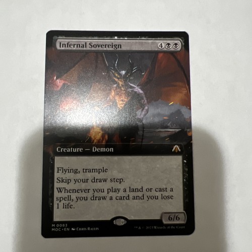 Infernal Sovereign Extended Art MTG MoM - NM/M | eBay