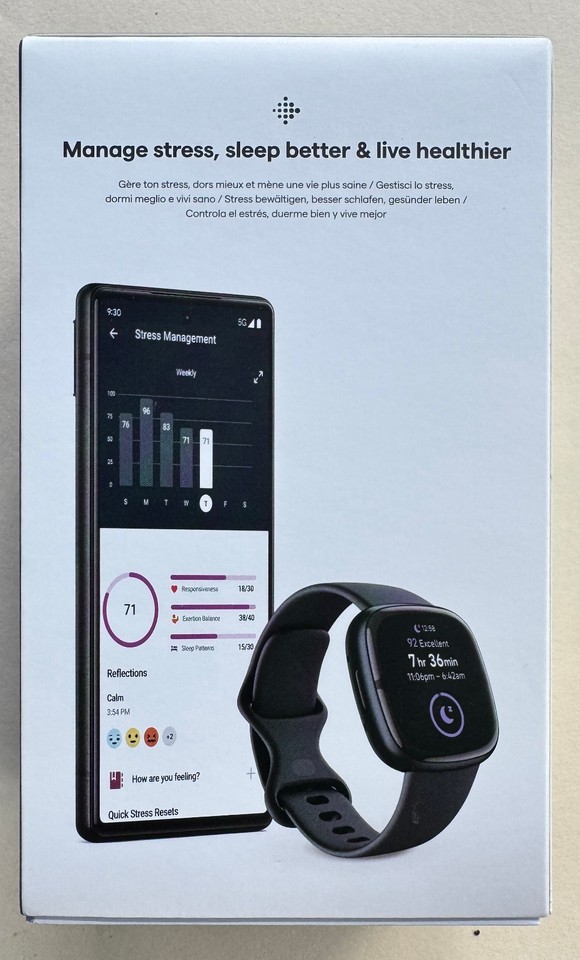 Fitbit Sense 2 Smartwatch for fitness, health, Sleep, ECG, SpO2,Heart ...