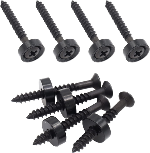 Black Guitar Neck Joint Bushings and Bolts, 8Pcs Metal Guitar Neck ...