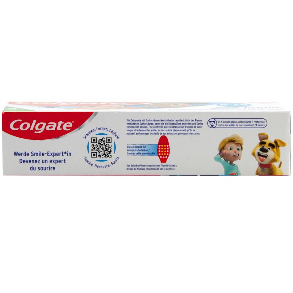 Colgate Junior Toothpaste 3 X 75ml for Children 6-12 Years 1450ppm ...