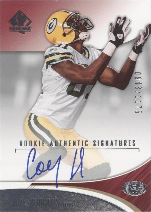 2006 SP Authentic - Rookie Authentic Signatures Cory Rodgers #190 /1175 ...
