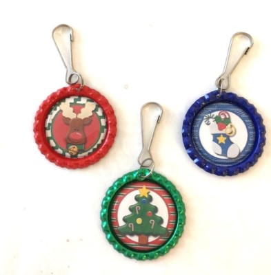 Christmas Inspired Zipper Pull Gift Set of 3 | eBay