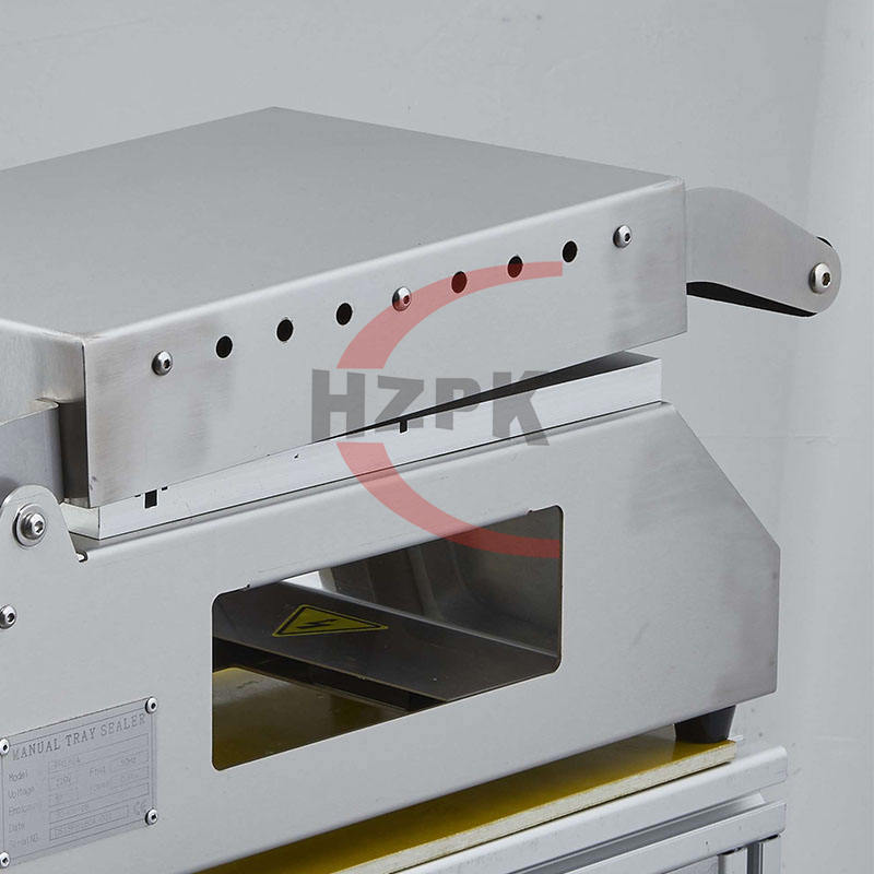 Food Tray Sealing Machine Manual Heat Tray Sealer Packaging Wrapping ...