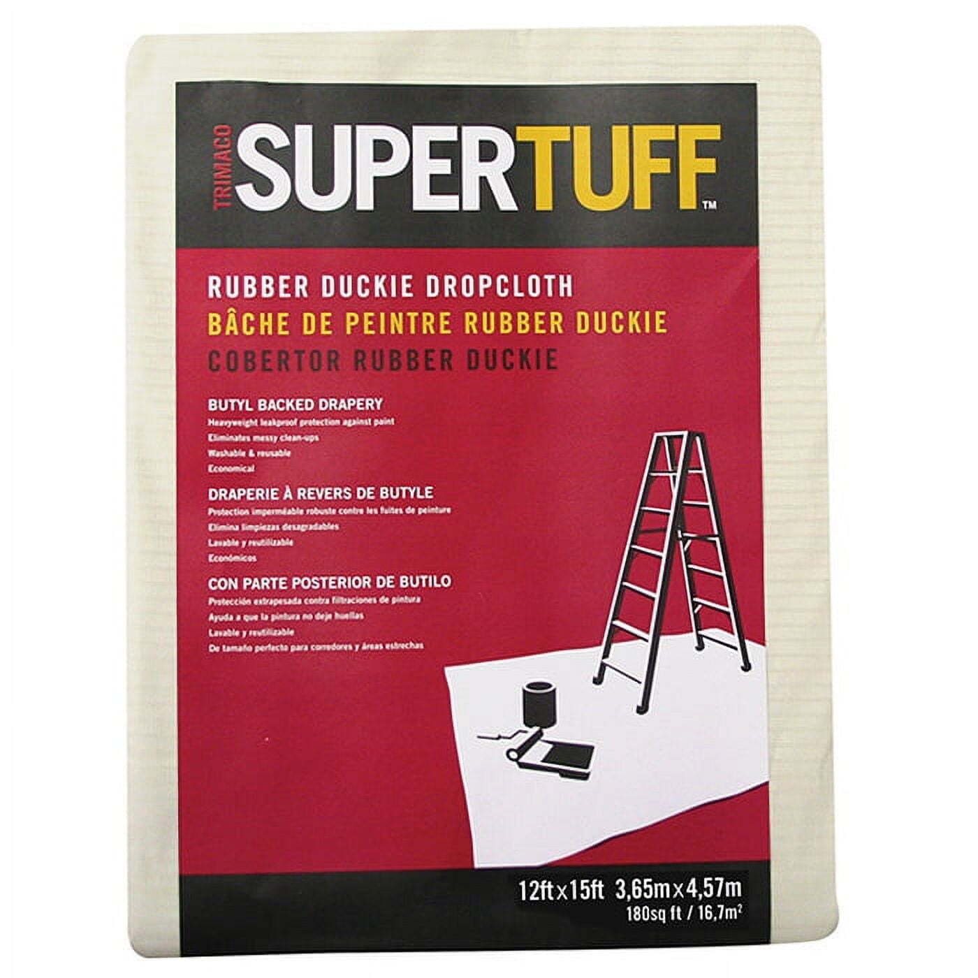 Rubber Duckie 12 W X 15 Ft. L Butyl Coated Drop Cloth 1 Pk | eBay