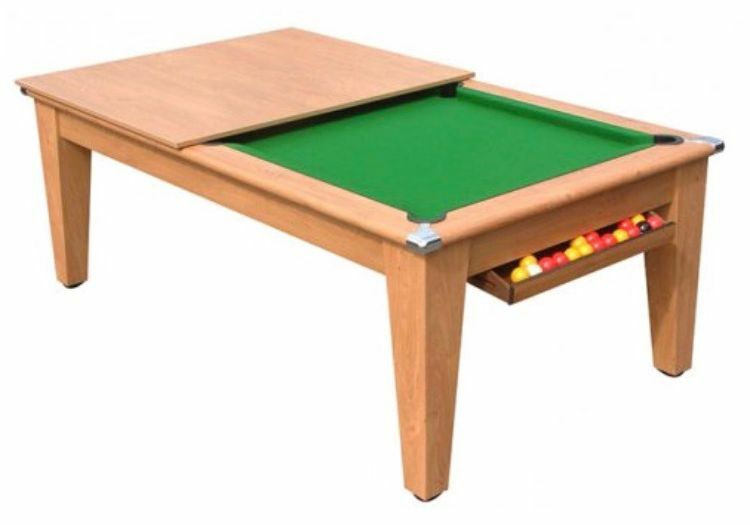 New 7ft Oak Cheltenham Diner Slate Pool Dining Table | *HomePoolTables ...