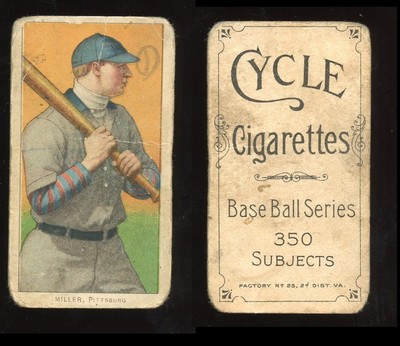 T206 Dots Miller ~~ FR mk condition ~~ Cycle 350 rare back | eBay