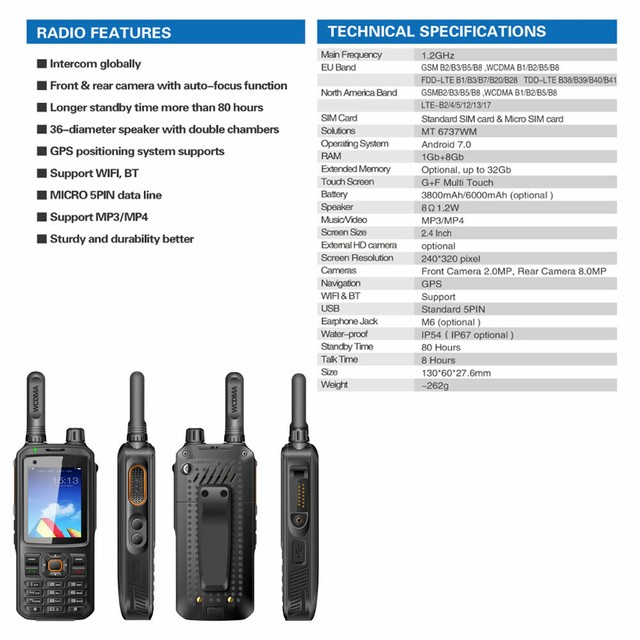 INRICO T320 Android Mobile Network Radio POC Walkie Talkie for sale ...