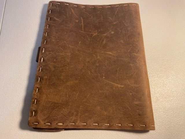 Dr. Pepper Rustica Leather Journal cover, genuine Soda rare 9 x 7 w ...