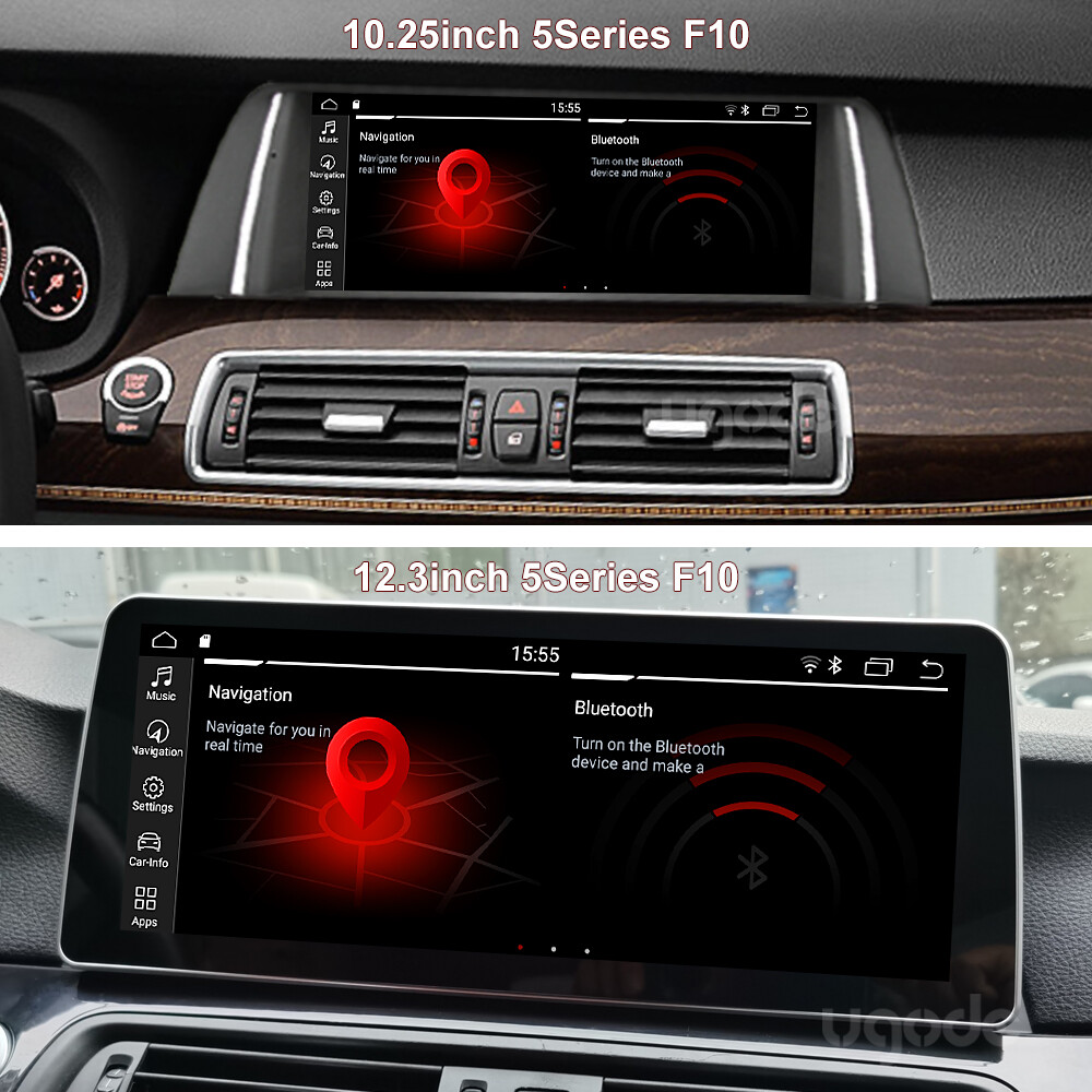 12.3in Android13 Display Screen CarPlay for BMW F10 F11 F07 F01 F25 F15 ...