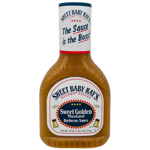 Sweet Baby Ray's SWEET GOLDEN Mustard BBQ Sauce 18 Oz. --10-- | eBay