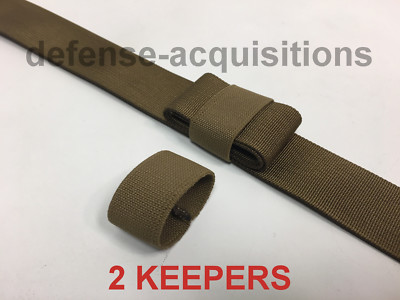 SET OF 2 Mil-Spec Elastic Strap Keepers Backpack Webbing For 1.5" Inch ...