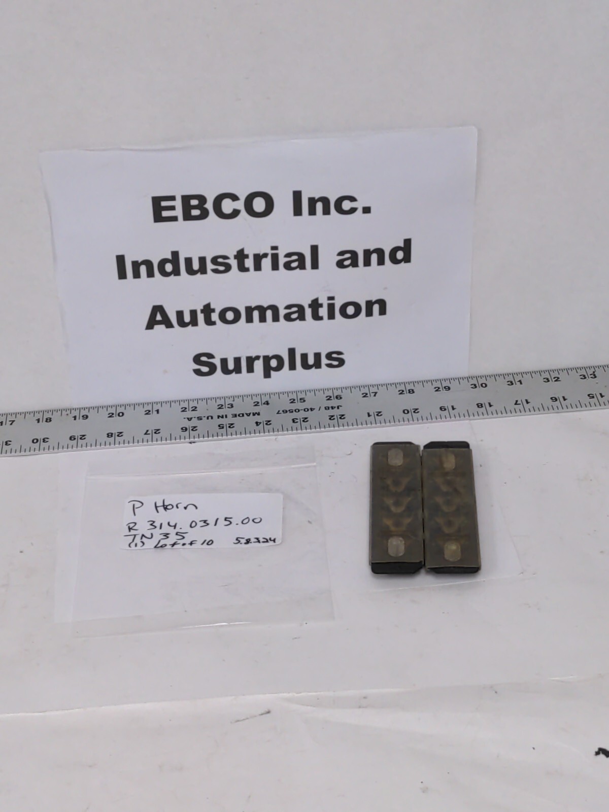 P HORN R314.0315.00, TN35, LOT OF 10 INSERTS | eBay