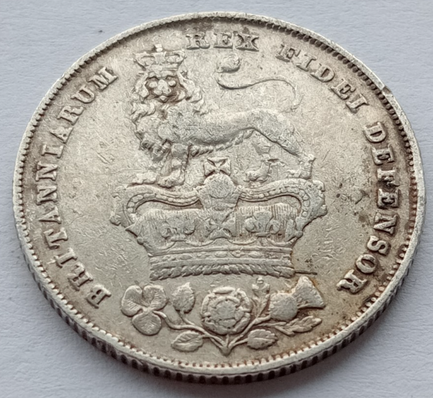 1826 George IV shilling silver coin - nice condition | eBay UK